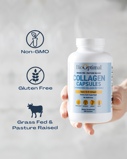 Collagen Peptides Capsules - Collagen Peptides Pills | BioOptimal ...