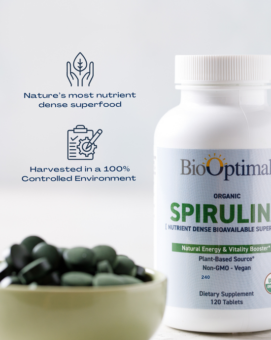 Organic Spirulina Tablets – Pure, USDA Certified & Nutrient-Rich ...